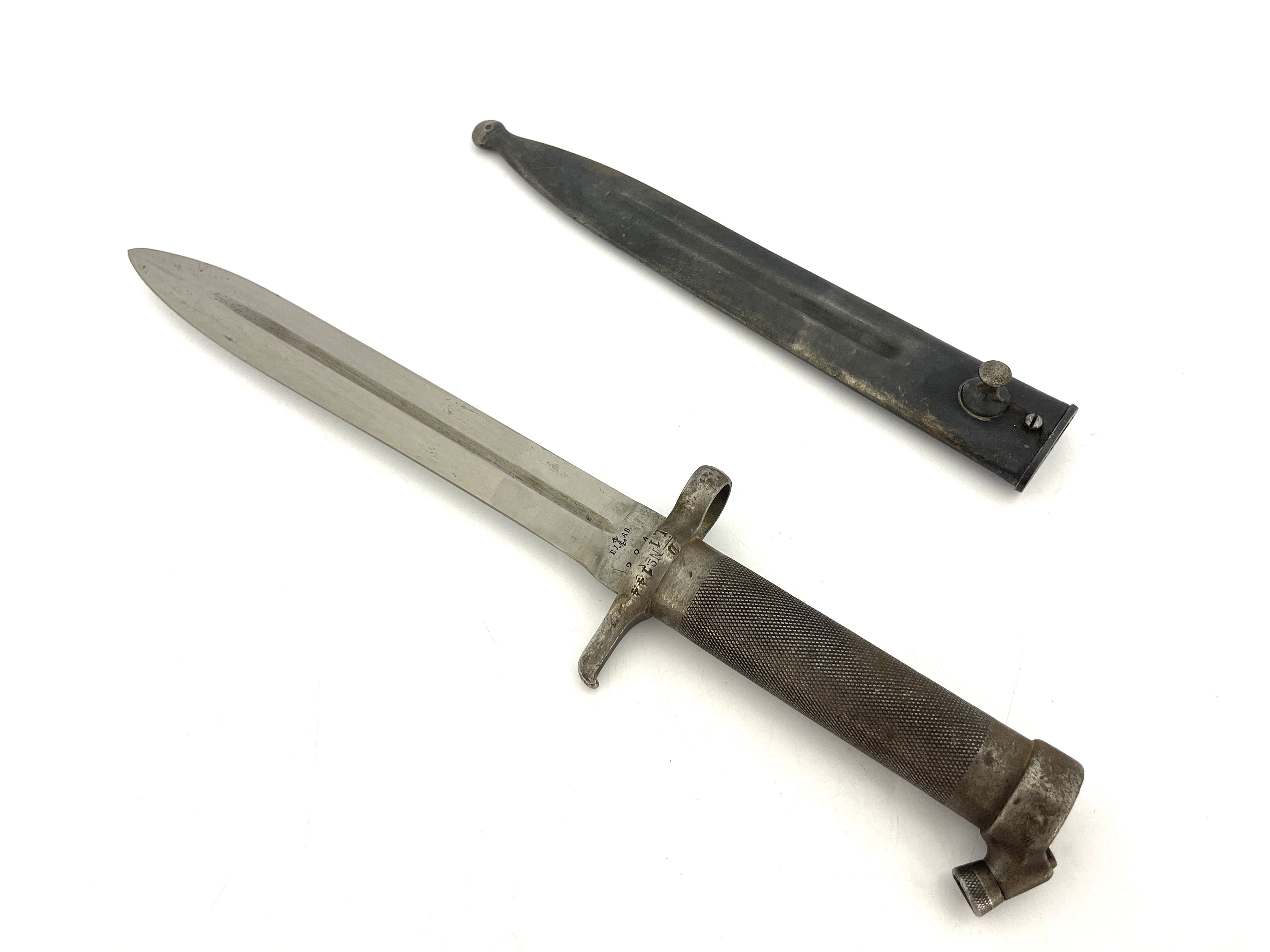 Lot 267 - Two Mauser bayonets, a Swedish m/1896 Mauser