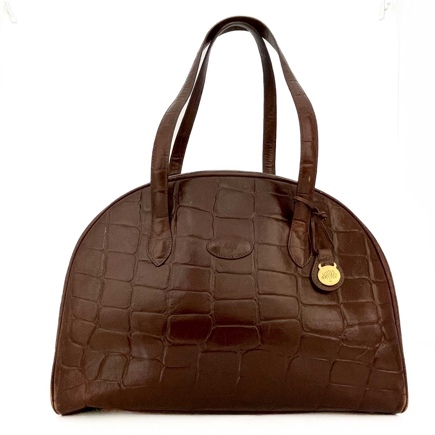 Lot 426 - Mulberry, a vintage congo leather handbag,