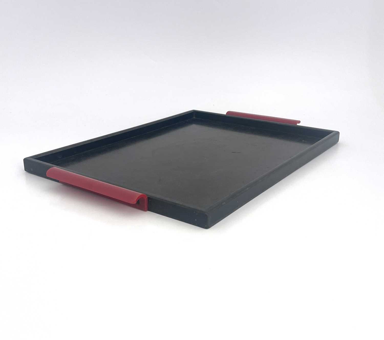 Lot 178 - An Art Deco Synthena bakelite tray, circa