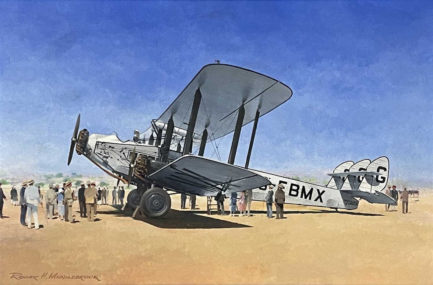 Lot 464 - Roger H. Middlebrook (British, 1929), D.H.66