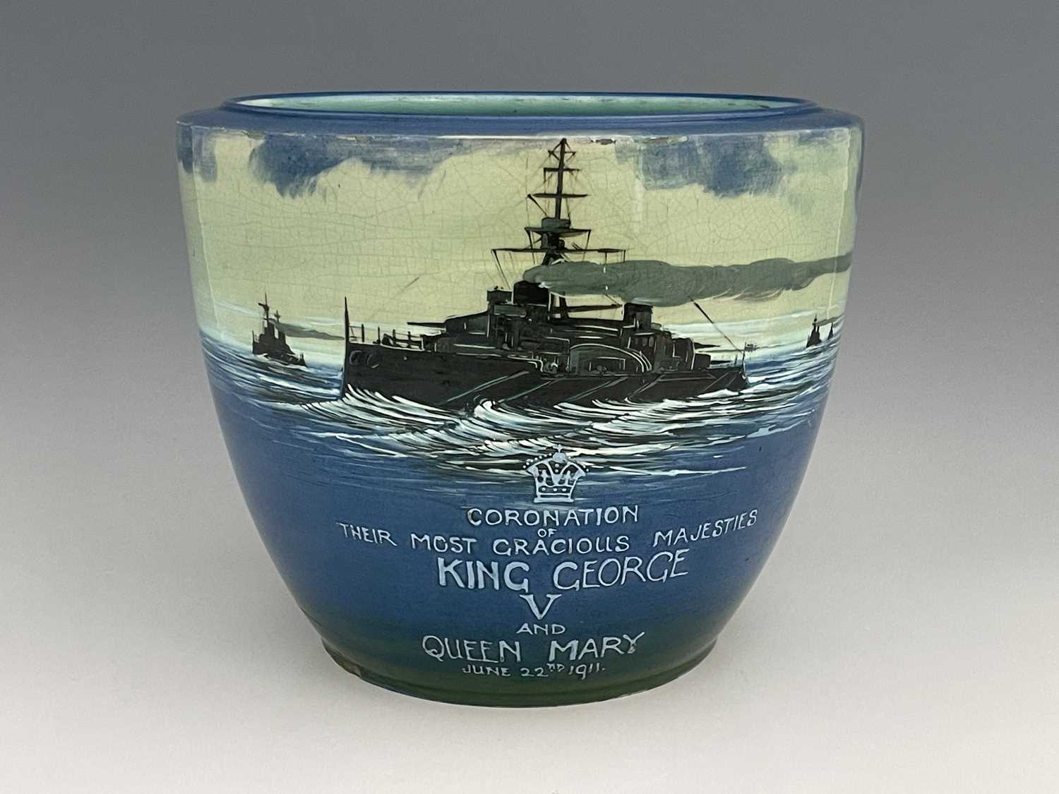 Lot 667 - Dean for Minton, an art pottery pate sur