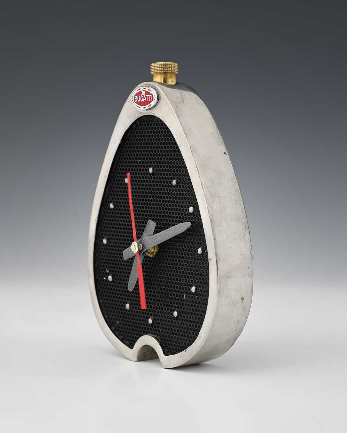 Lot 149 - A Bugatti Owners Club radiator clock,