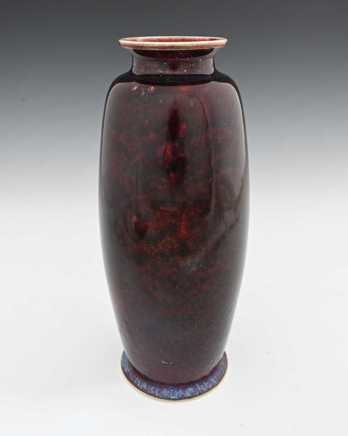 Lot 643 - Ruskin Pottery, a High Fired vase, 1910,