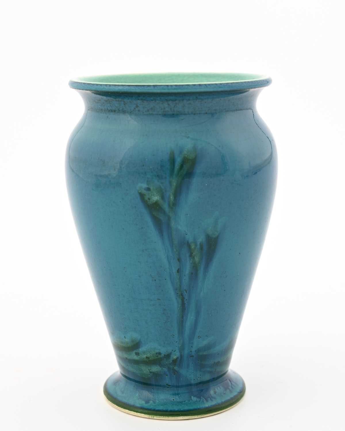 Lot 605 - Ruskin Pottery, a Souffle glazed vase, circa