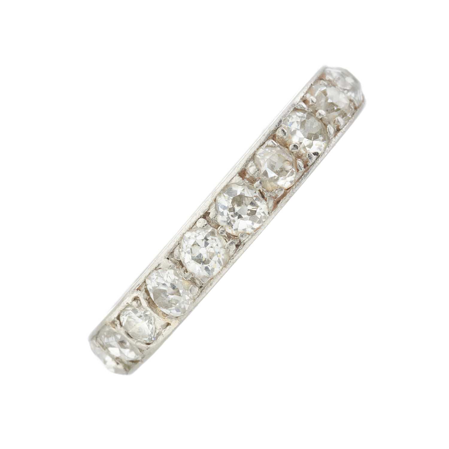Lot 150 - An early 20th century platinum diamond full