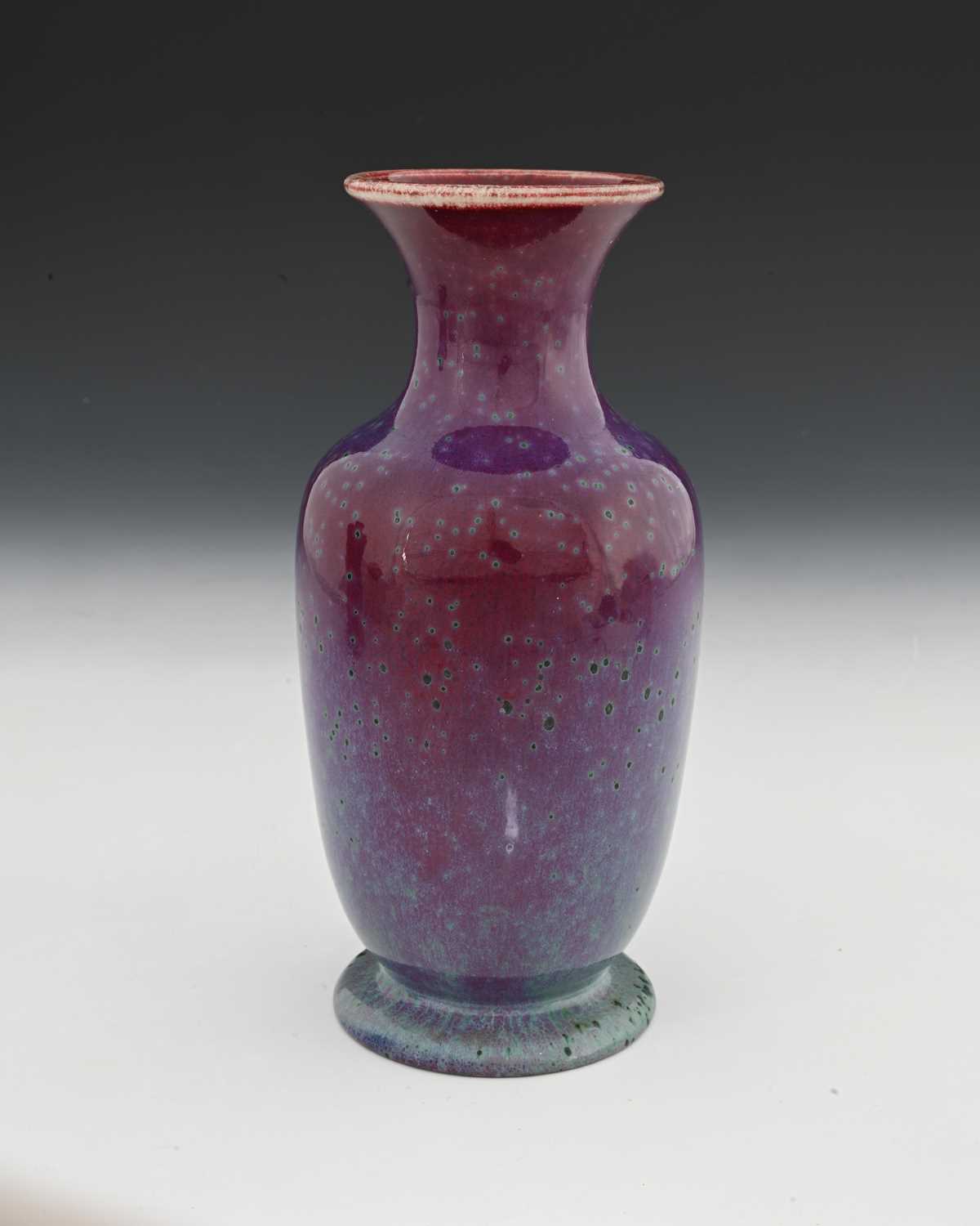 Lot 773 - Ruskin Pottery, a High Fired vase, 1906,