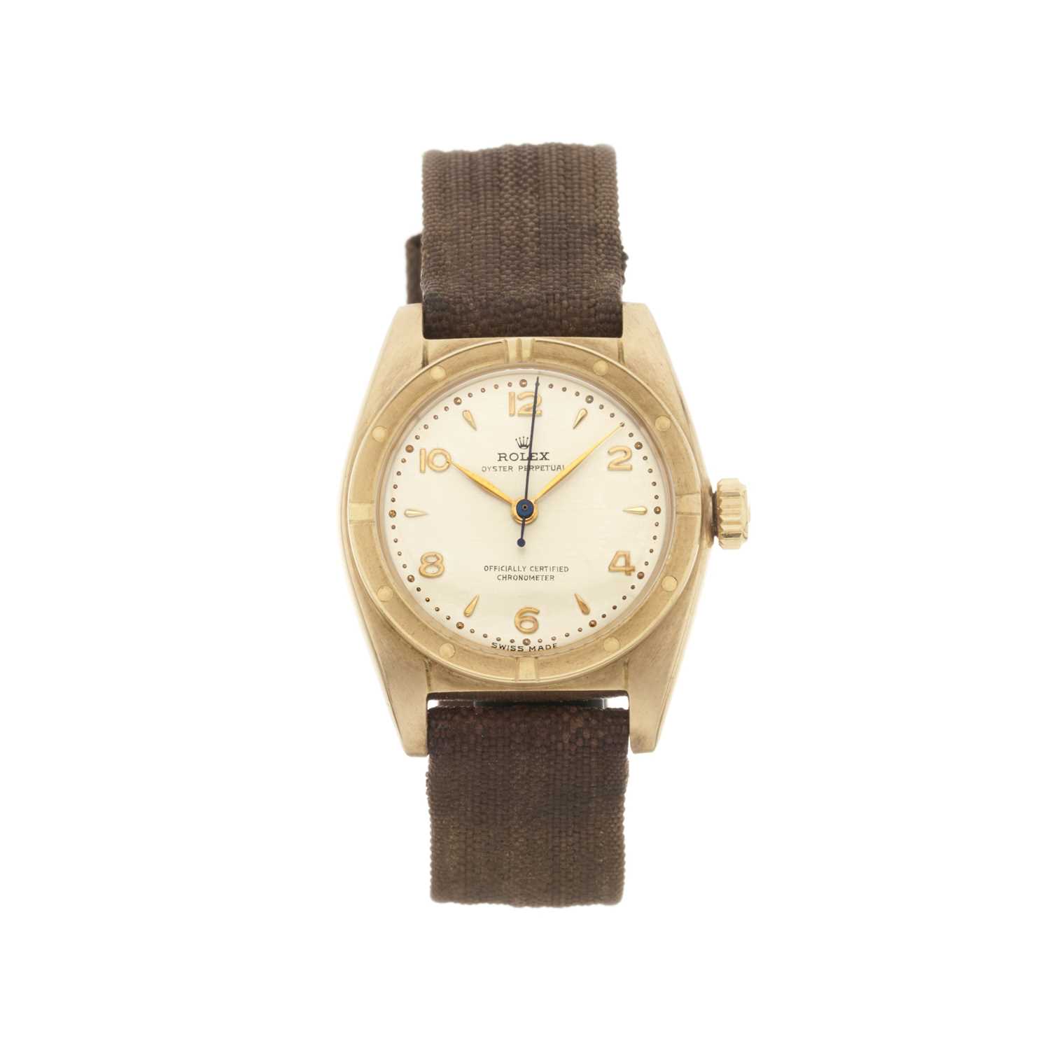 Lot 323 - Rolex - An Oyster Perpetual 'Bubbleback'