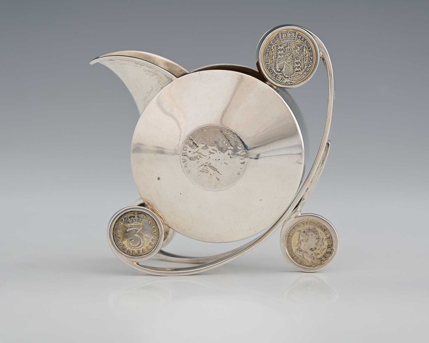 Lot 172 - Louis Dee, a Victorian novelty silver jug