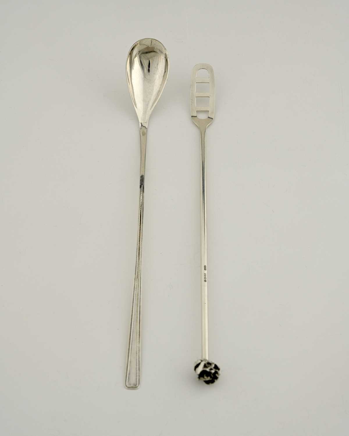 Lot 476 - Gerald Benney, a silver cocktail stirrer,