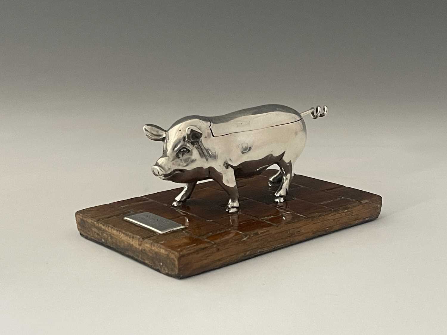 Lot 368 - A Victorian silver novelty zoomorphic