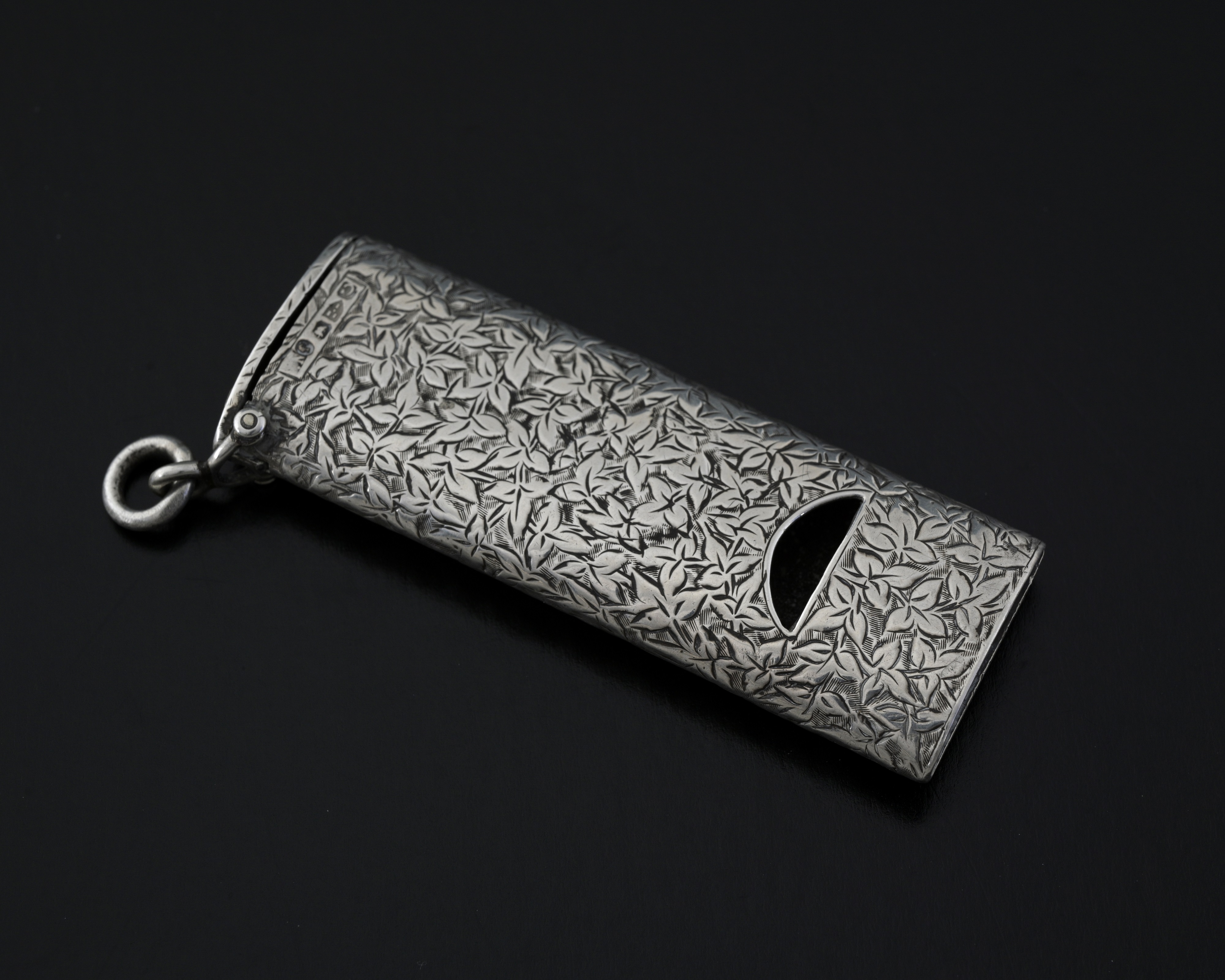 Lot 37 - A Victorian silver combination whistle and