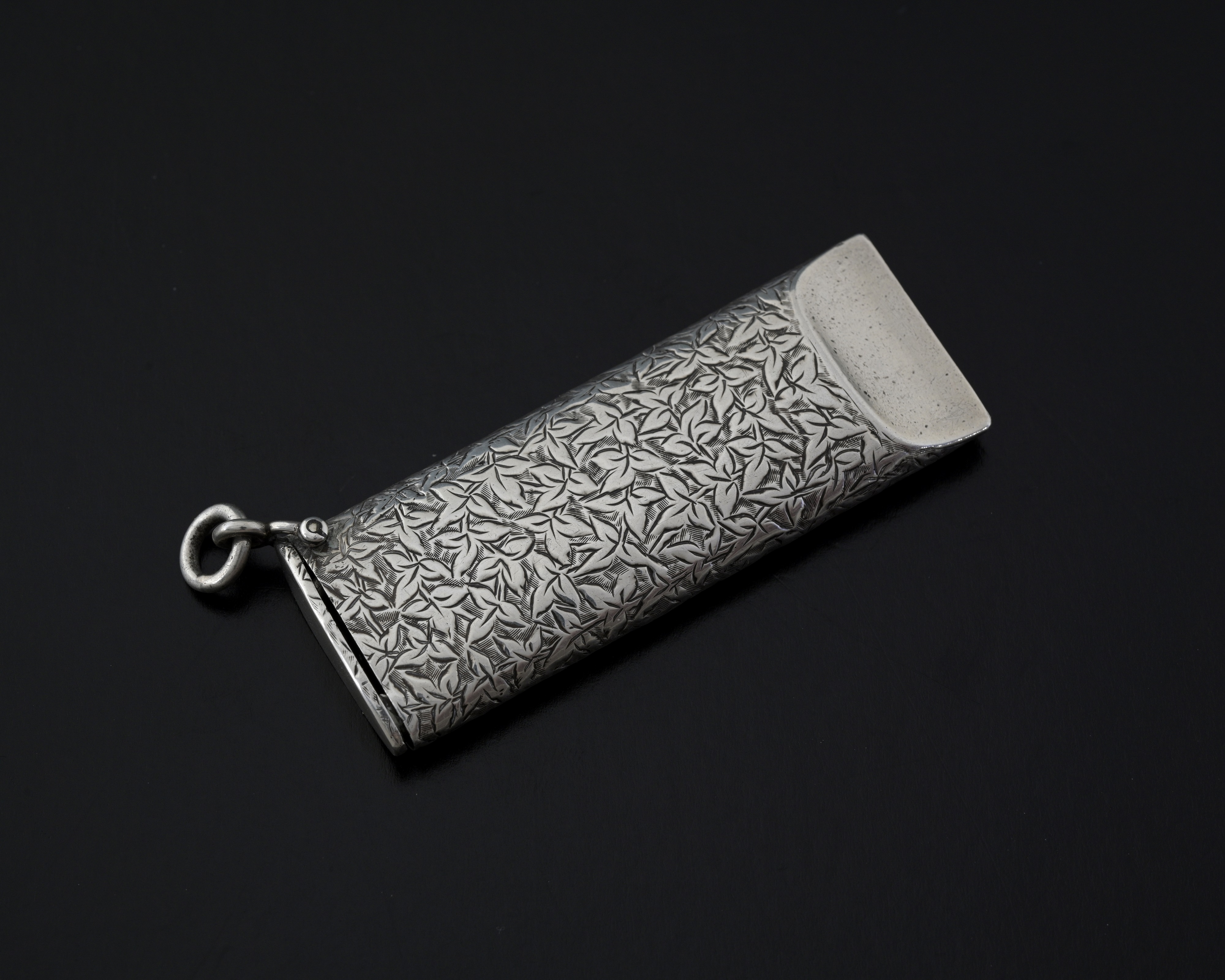 Lot 37 - A Victorian silver combination whistle and