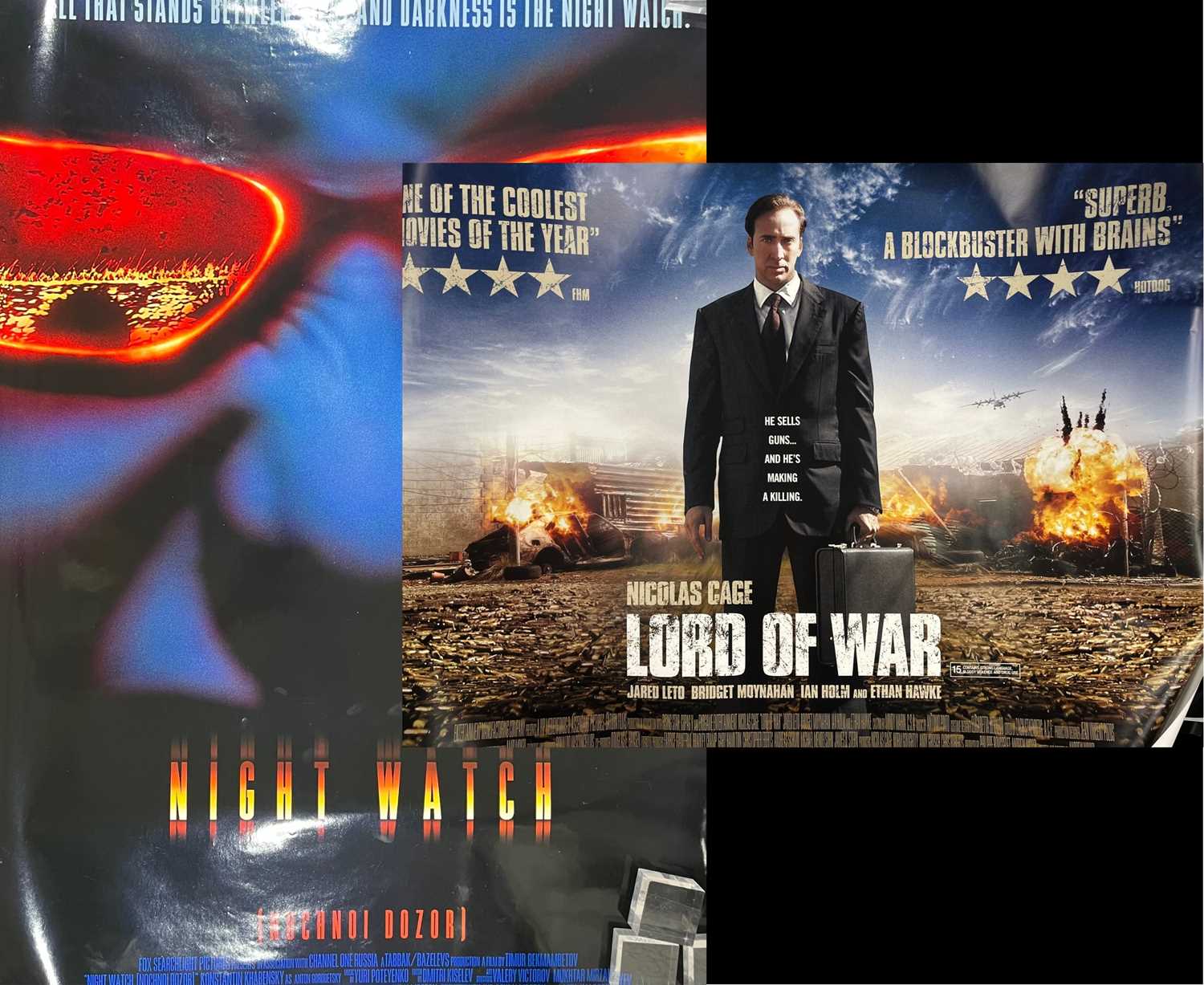 Lot 74 - A collection of action movie posters to