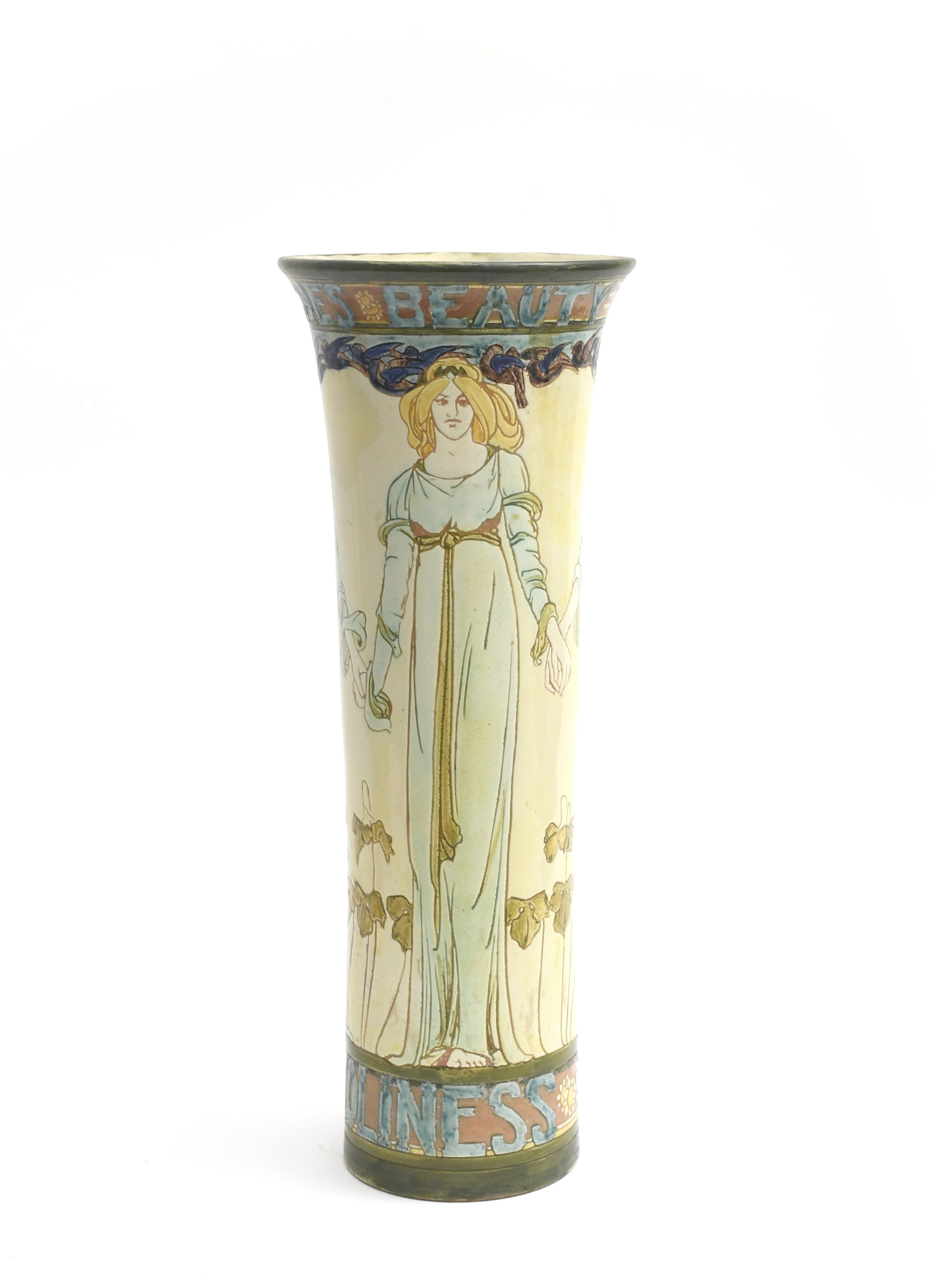 Lot 238 - A tall and impressive Art Nouveau Della